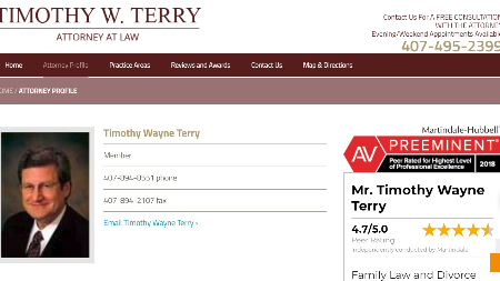 Family Law attorney Timothy Terry starts legal blog and commentary on ...