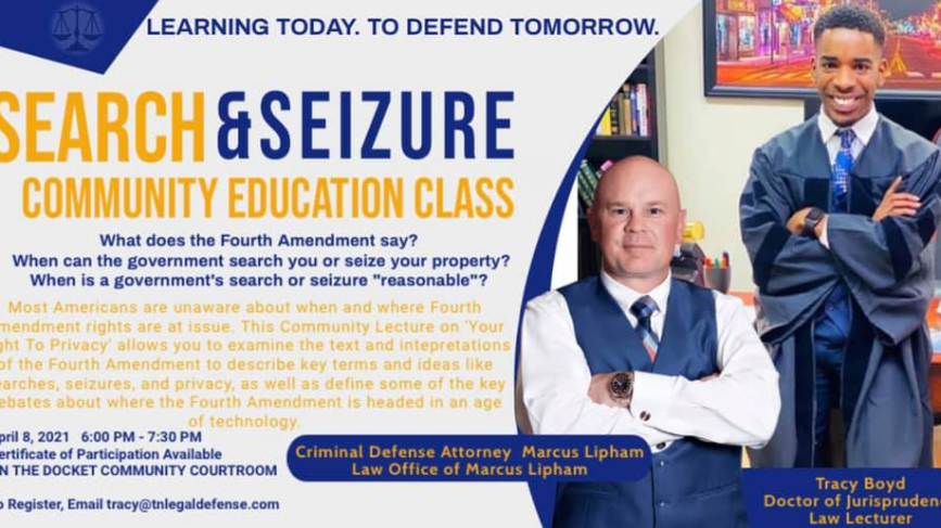 Local Defense Attorney, Marcus Lipham and Doctor of Jurisprudence ...