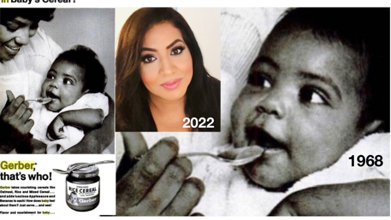 Melanie Andrews, the First BLACK Gerber Baby in a National Ad Campaign ...