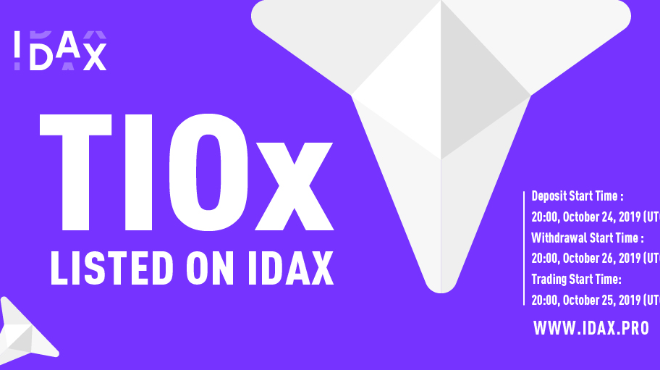 TIOx to be listed on IDAX - Hype.News: Free online Newsroom platform ...