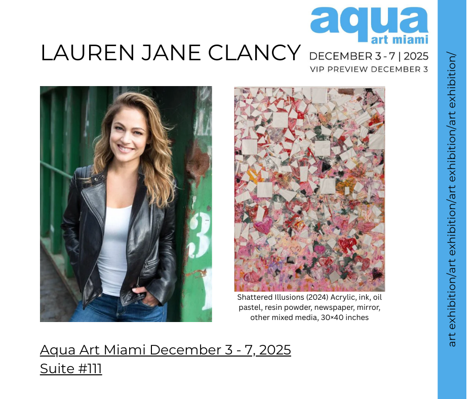 Experience Miami Beach-based Abstract Artist Lauren Jane Clancy at Aqua ...